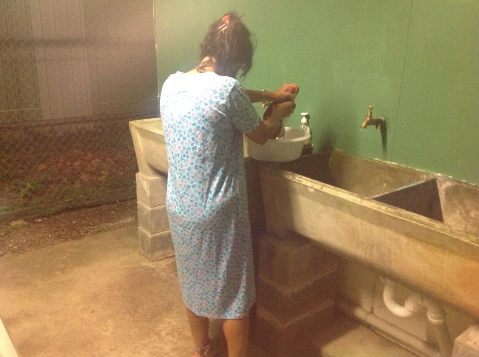 manus mother washing – Workers BushTelegraph