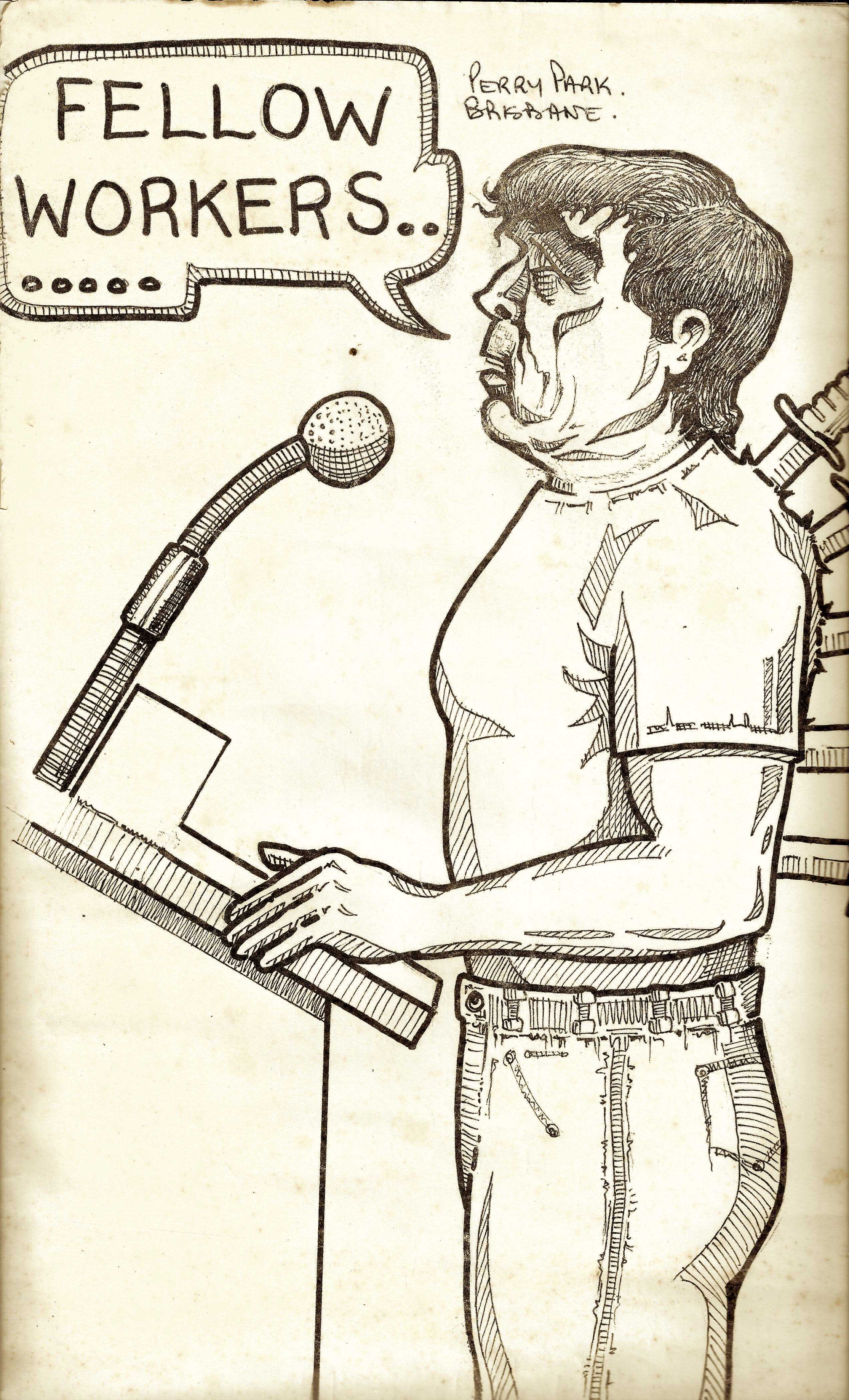 Bernie Neville at Perry Park with knives in back but no names – Workers ...