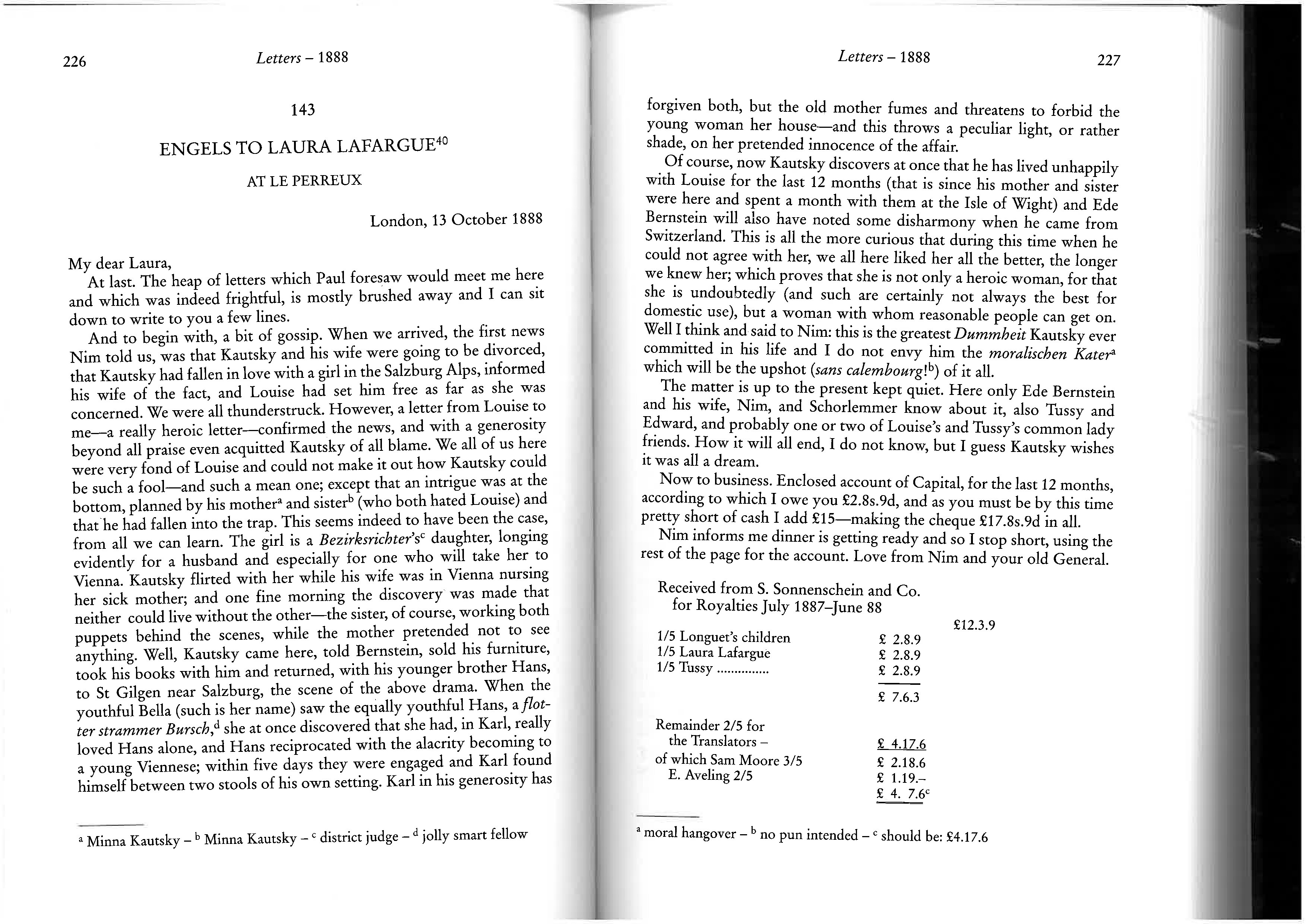 Frederick Engels: Letters – Workers BushTelegraph